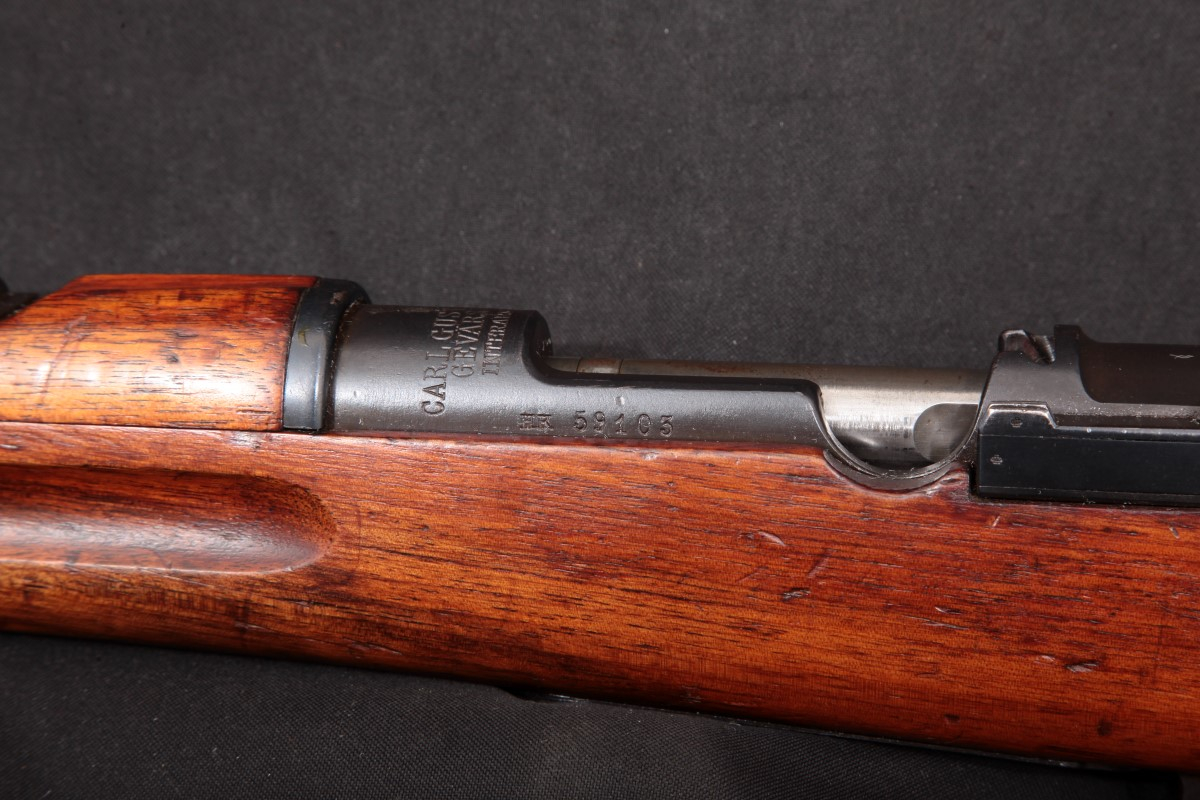 Mauser Swedish Model 1894 Carbine M1894/14, Interarmco G33/50, Blue 17 ...