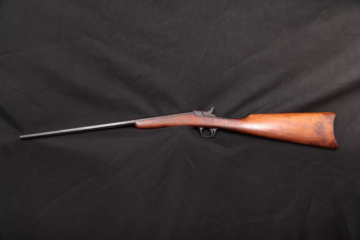 H Pieper Flobert Bullseye Rolling Block, Blue 20 1/2" Rolling Block ...