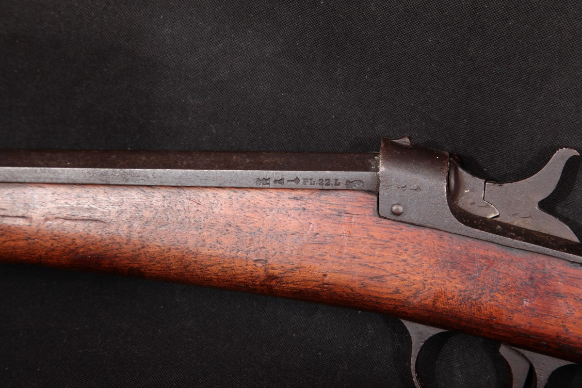 H Pieper Flobert Bullseye Rolling Block, Blue 20 1/2" Rolling Block ...