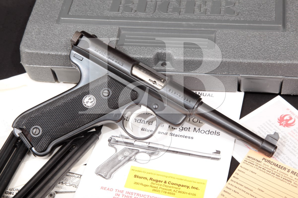Sturm, Ruger & Co. Mark Ii Mkii, Blue 4 3/4", Blue 4 3/4" Semi ...