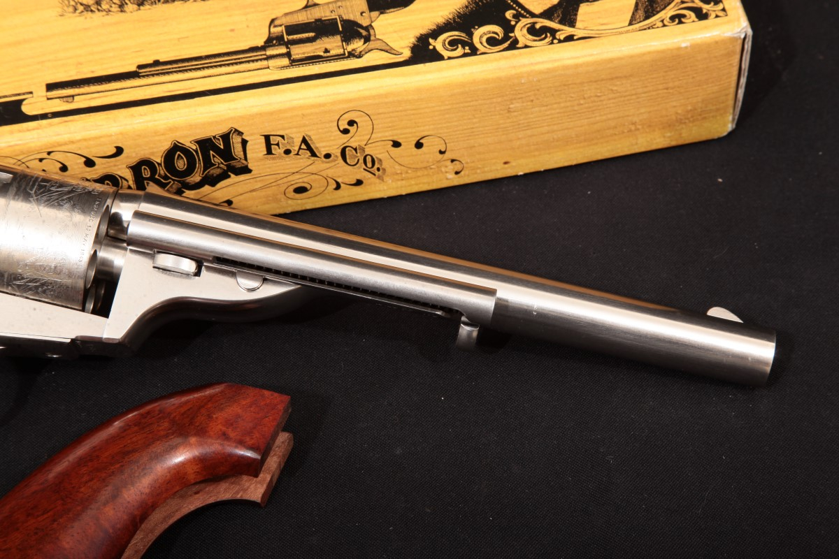 Uberti Reproduction 1872 Open Top Late Model Conversion, Nickel 7 1/2 ...