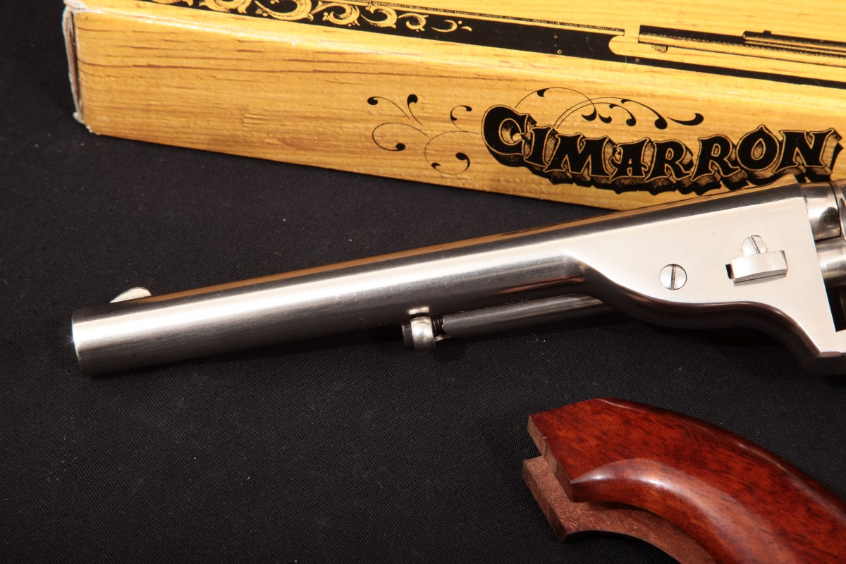 Uberti Reproduction 1872 Open Top Late Model Conversion, Nickel 7 1/2 ...