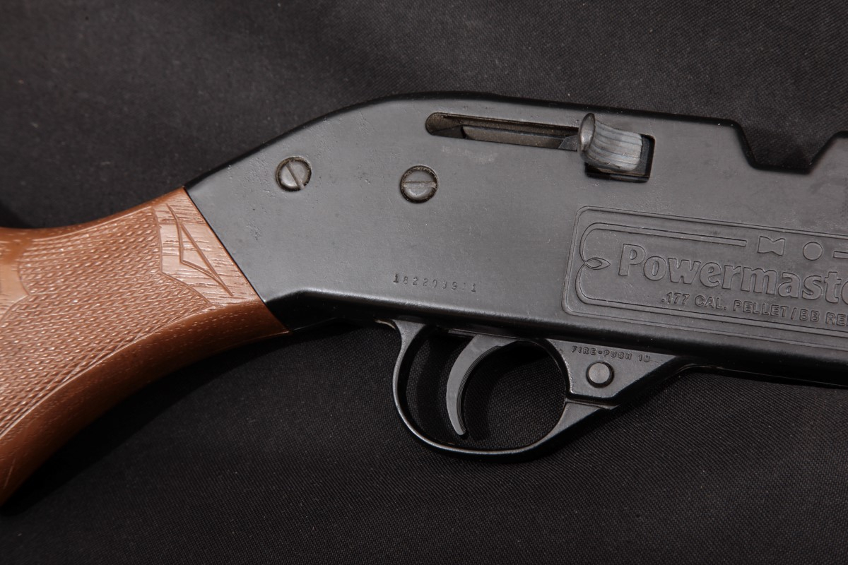 Crosman Powermaster 760, Blue & Black 19" Pump Action Repeating Pellet ...