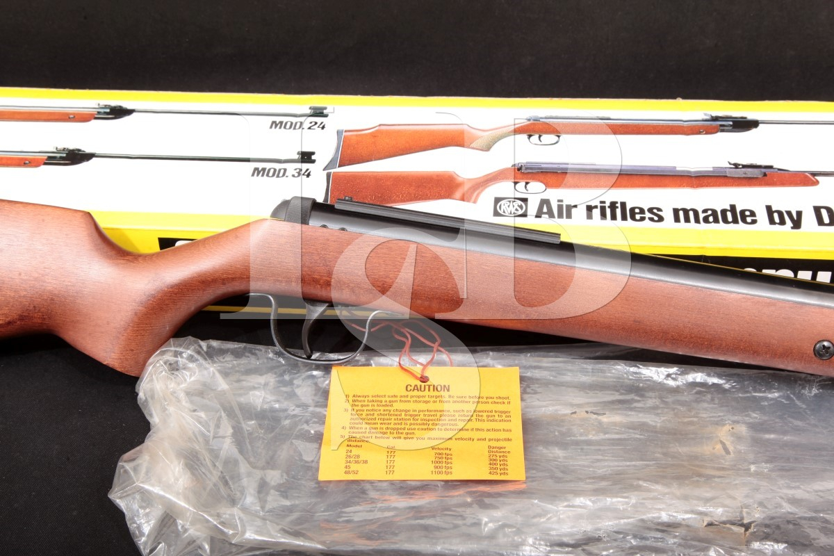 Rws Diana Model 24, Blue 13 1/2" Single Shot Top Break Target .177 Cal ...