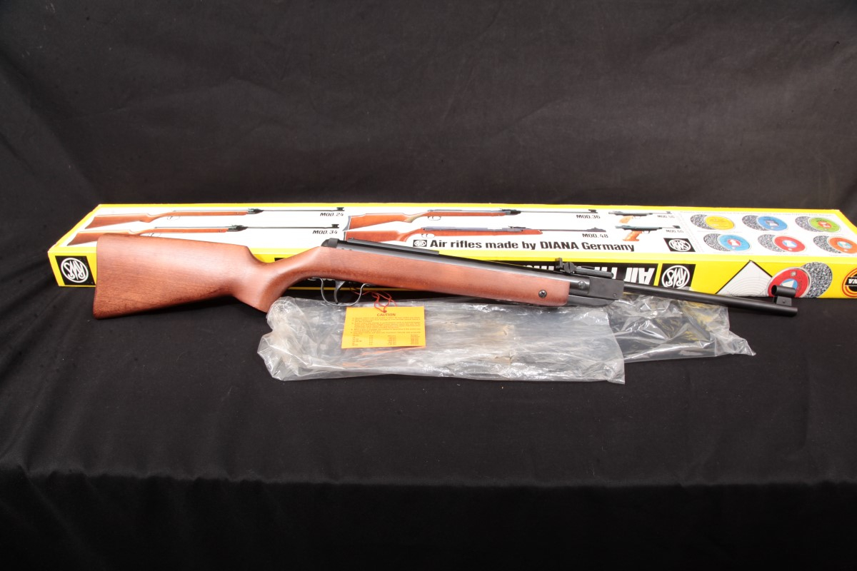 Rws Diana Model 24, Blue 13 1/2" Single Shot Top Break Target .177 Cal ...