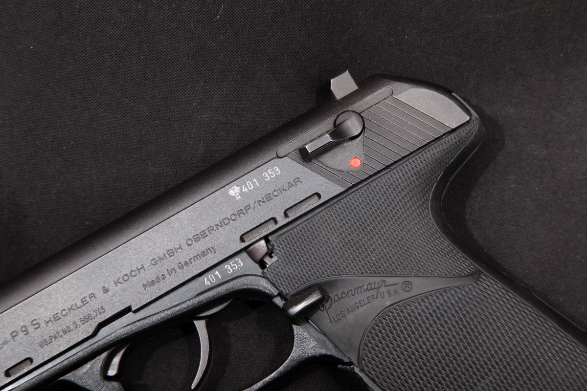 Heckler & Koch H&K Hk Model P9s, Phosphate & Black 4" Sa/Da Roller ...