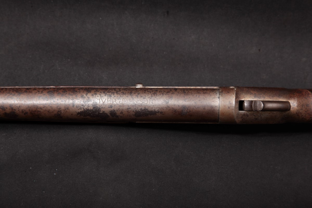 Iver Johnson Ejector Semi-Hammerless Ring Trigger, Blue 30" Single Shot ...