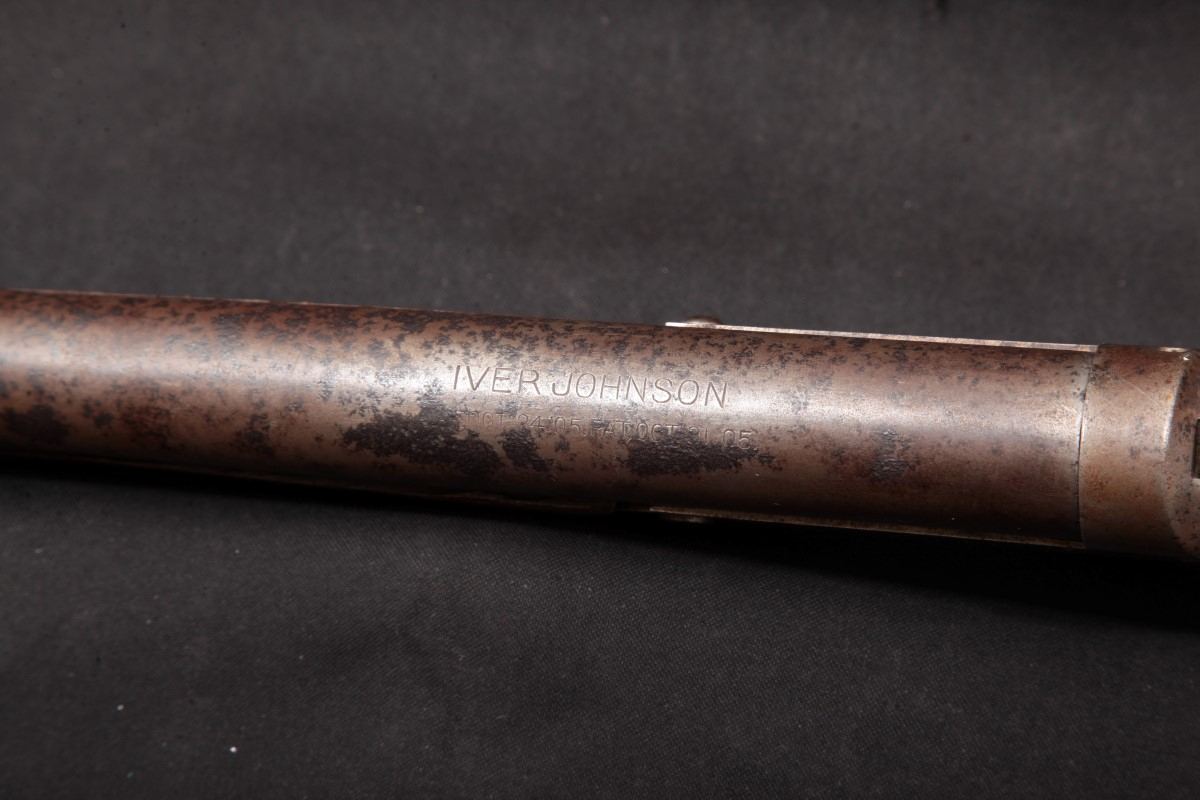 Iver Johnson Ejector Semi-Hammerless Ring Trigger, Blue 30" Single Shot ...