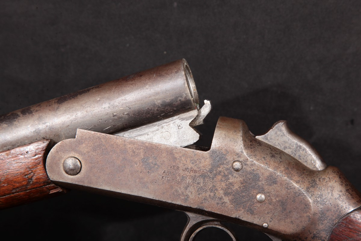 Iver Johnson Ejector Semi-Hammerless Ring Trigger, Blue 30" Single Shot ...