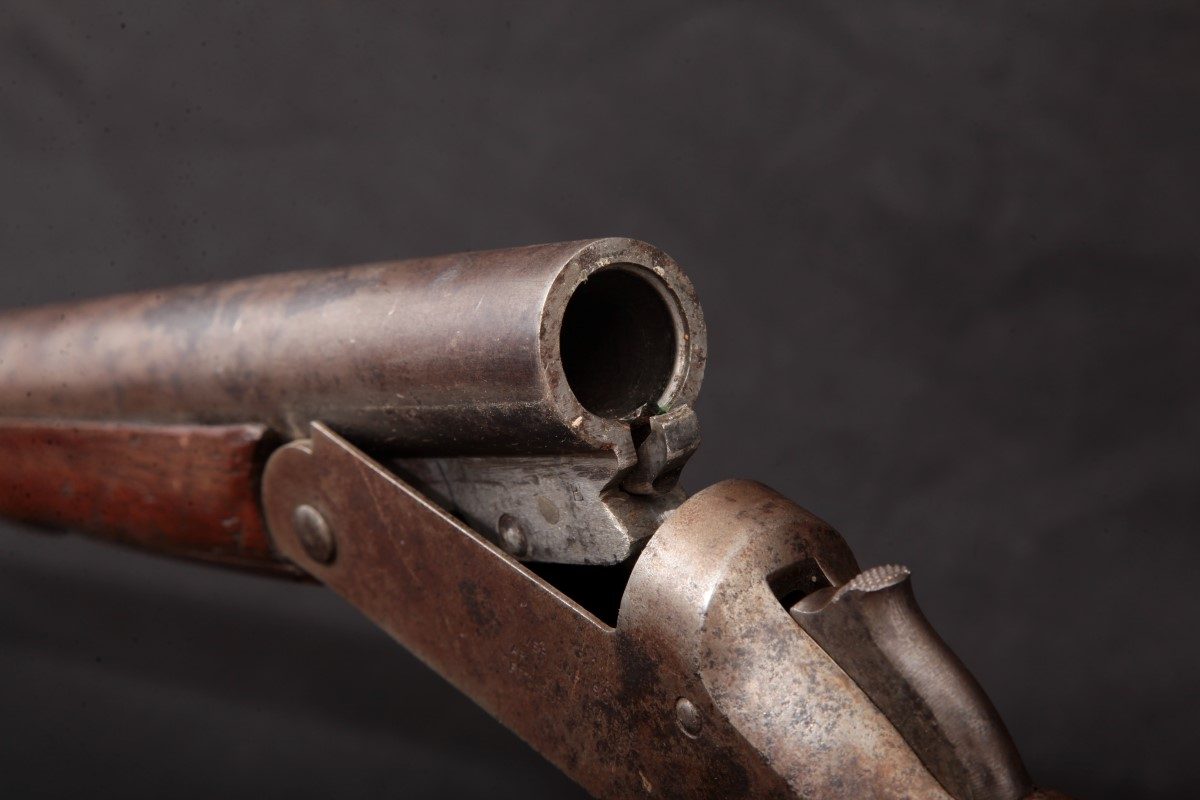 Iver Johnson Ejector Semi-Hammerless Ring Trigger, Blue 30" Single Shot ...