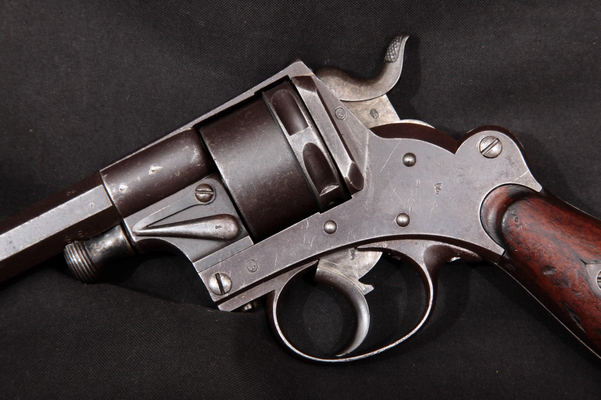 Dutch Early P. Stevens M1873 Old Model Revolver, Blue, 6 Double Action ...