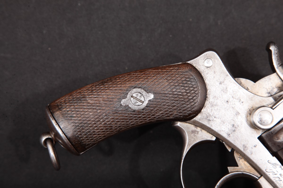 French Mas Model 1873 Chamelot-Delvigne Revolver, In The White, 4 ...