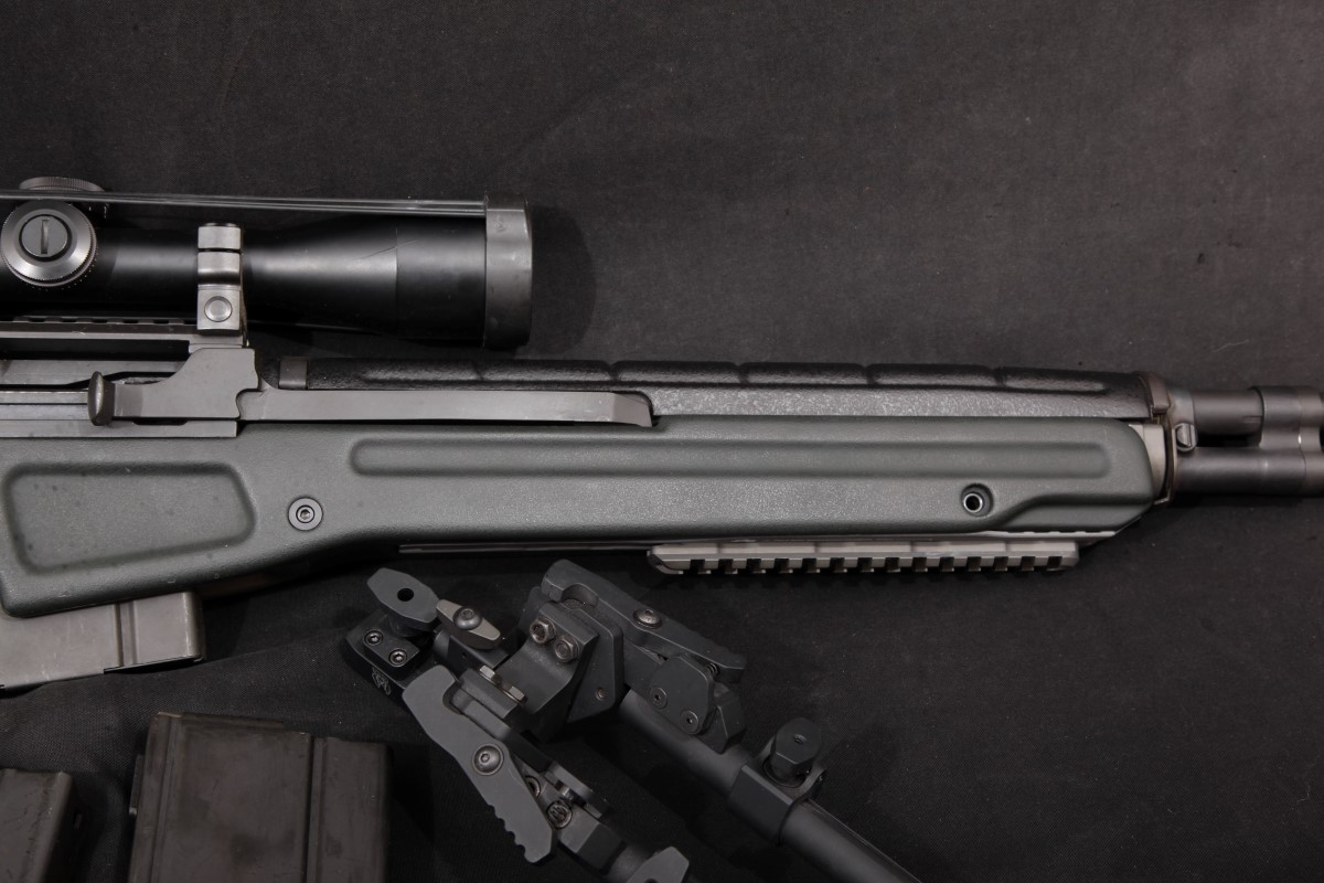 Springfield Armory Custom M1a Loaded, Parkerized 22" Semi-Automatic ...