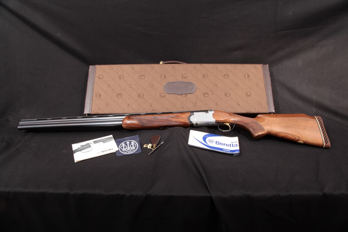Beretta Model S680 S-680 Trap, Blue & Silver 30" Vent-Rib Sst O/U Over ...