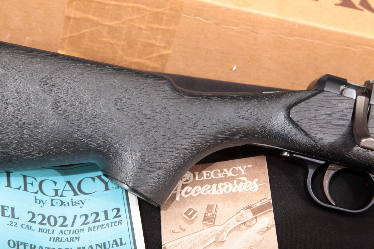 Daisy Legacy Model 2202, Black 19" Bolt Action Magazine Fed Synthetic ...