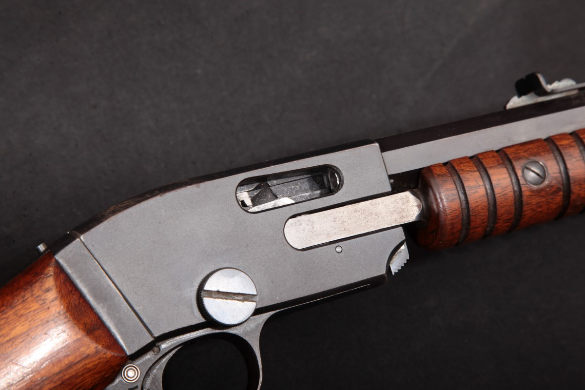 Savage Arms Model 25, Blue 24" Octagon Barrel Pump Slide Action Tube ...