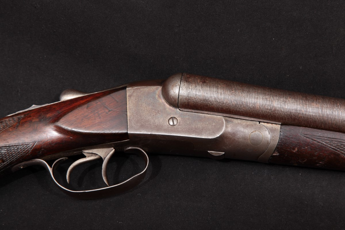 Hopkins & Allen Boxlock, Damascus 30" Side By Side Sxs Double Barrel ...