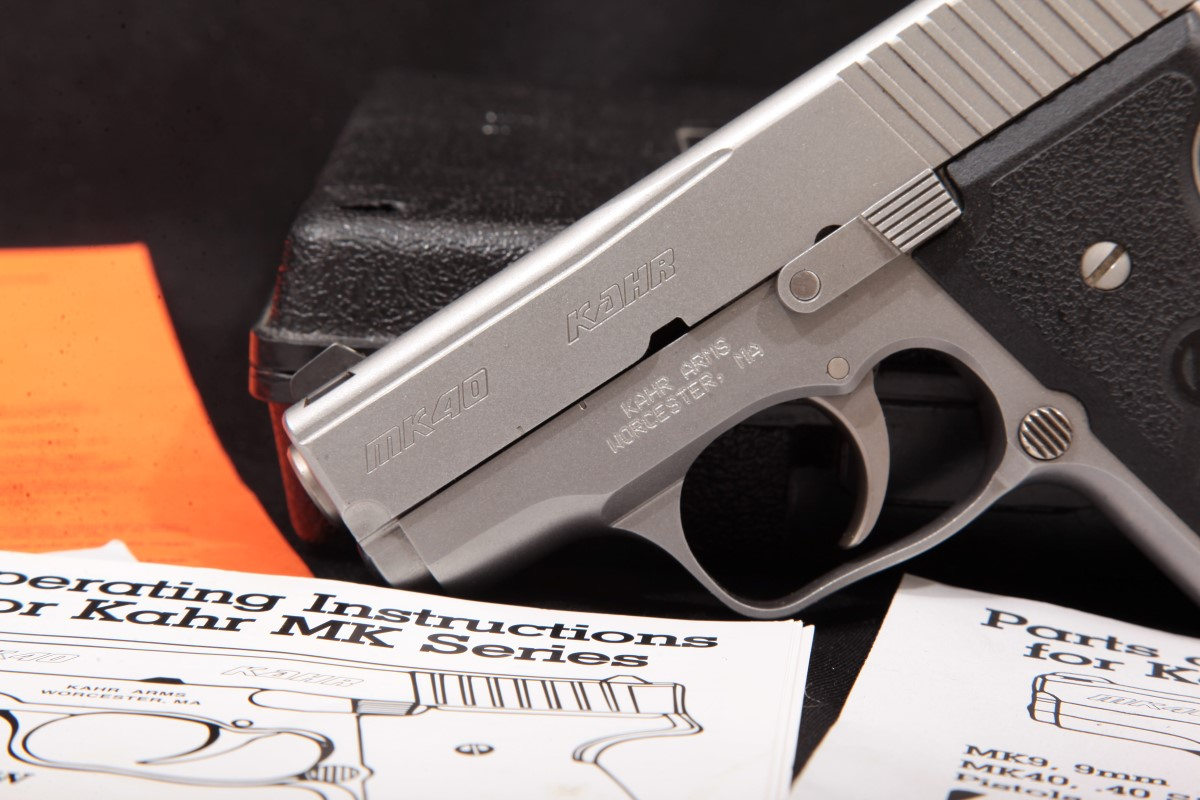 Kahr Arms Model Mk40 Mk-40 M4043, Stainless 3" Striker-Fired Semi ...