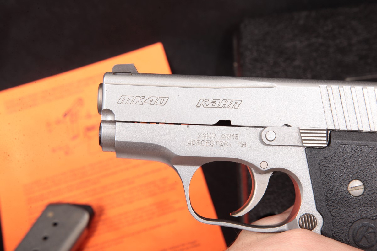 Kahr Arms Model Mk40 Mk-40 M4043, Stainless 3" Striker-Fired Semi ...