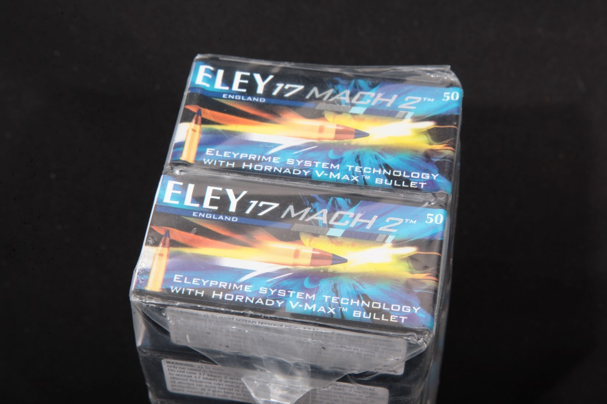 500x .17 Mach 2 Eley Brand With Hornady V-Max Bullet Original Sealed ...