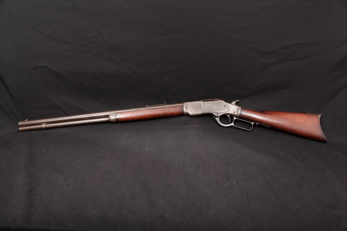 Winchester Model 1873 3rd Model Rifle, Plum, Octagon Barrel 24 Lever ...