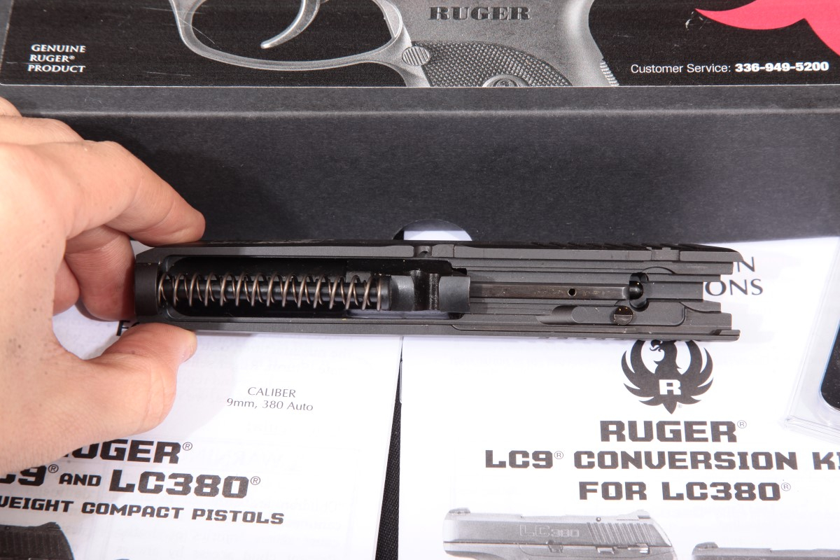 Ruger Lc9 Conversion Kit For Lc380, Blued 3" 9mm Slide Assembly ...