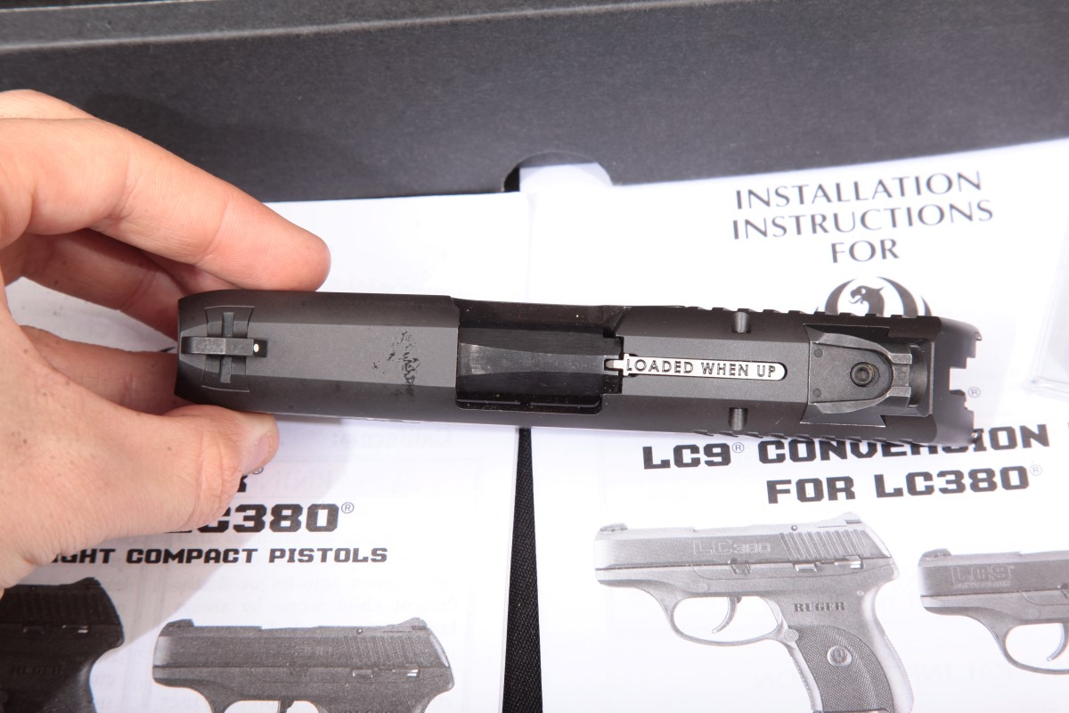 Ruger Lc9 Conversion Kit For Lc380, Blued 3" 9mm Slide Assembly ...