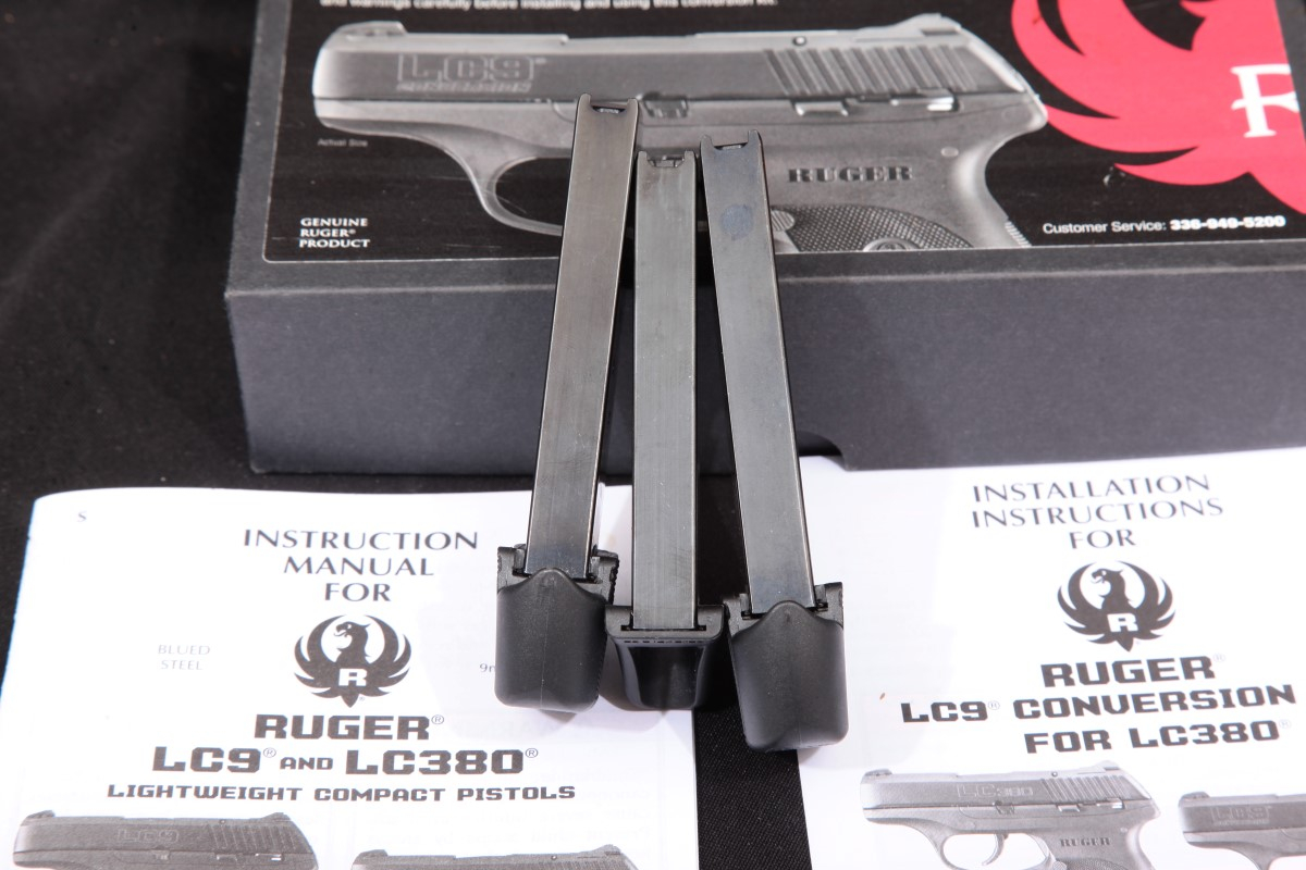 Ruger Lc9 Conversion Kit For Lc380, Blued 3" 9mm Slide Assembly ...