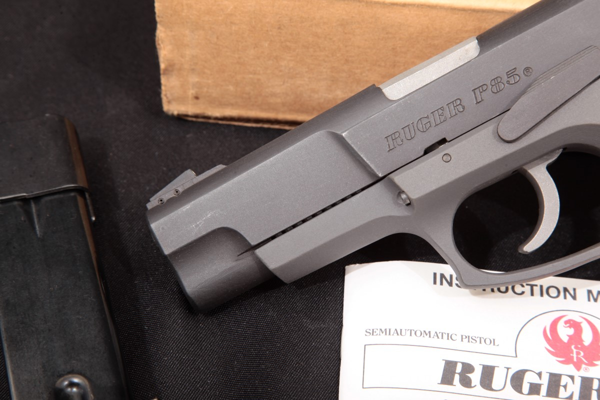 Sturm, Ruger & Co. Model P85 P-85, Blue & Gray 4 1/2" Sa/Da Semi ...