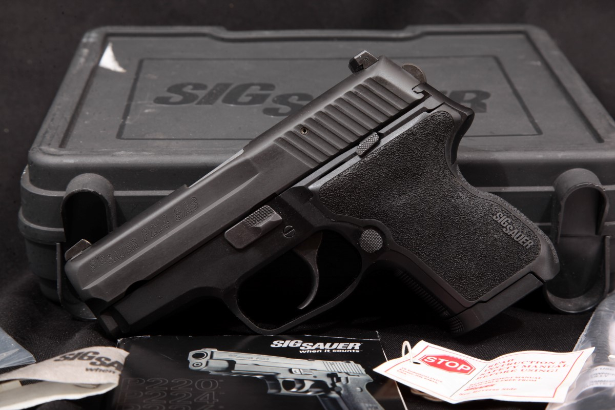 Sig Sauer Model P224 Sas 224-40-Sas2b-Dak, Black 3 3/8" Dao Double ...