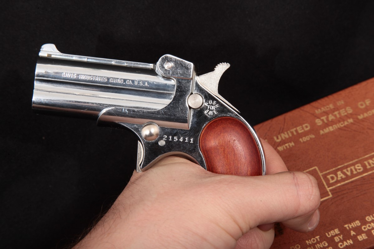 Davis Industries D-32 D 32 D32, Chrome 2 3/8" Compact Derringer Over ...