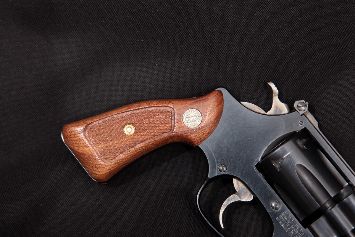 Smith & Wesson S&W Model 34-2 The Model Of 1953 .22 Kit Gun, Blue 4" Sa ...