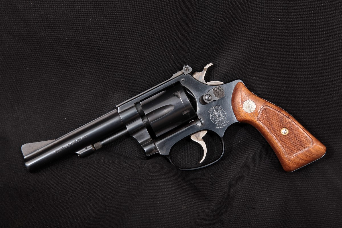 Smith & Wesson S&W Model 34-2 The Model Of 1953 .22 Kit Gun, Blue 4" Sa ...