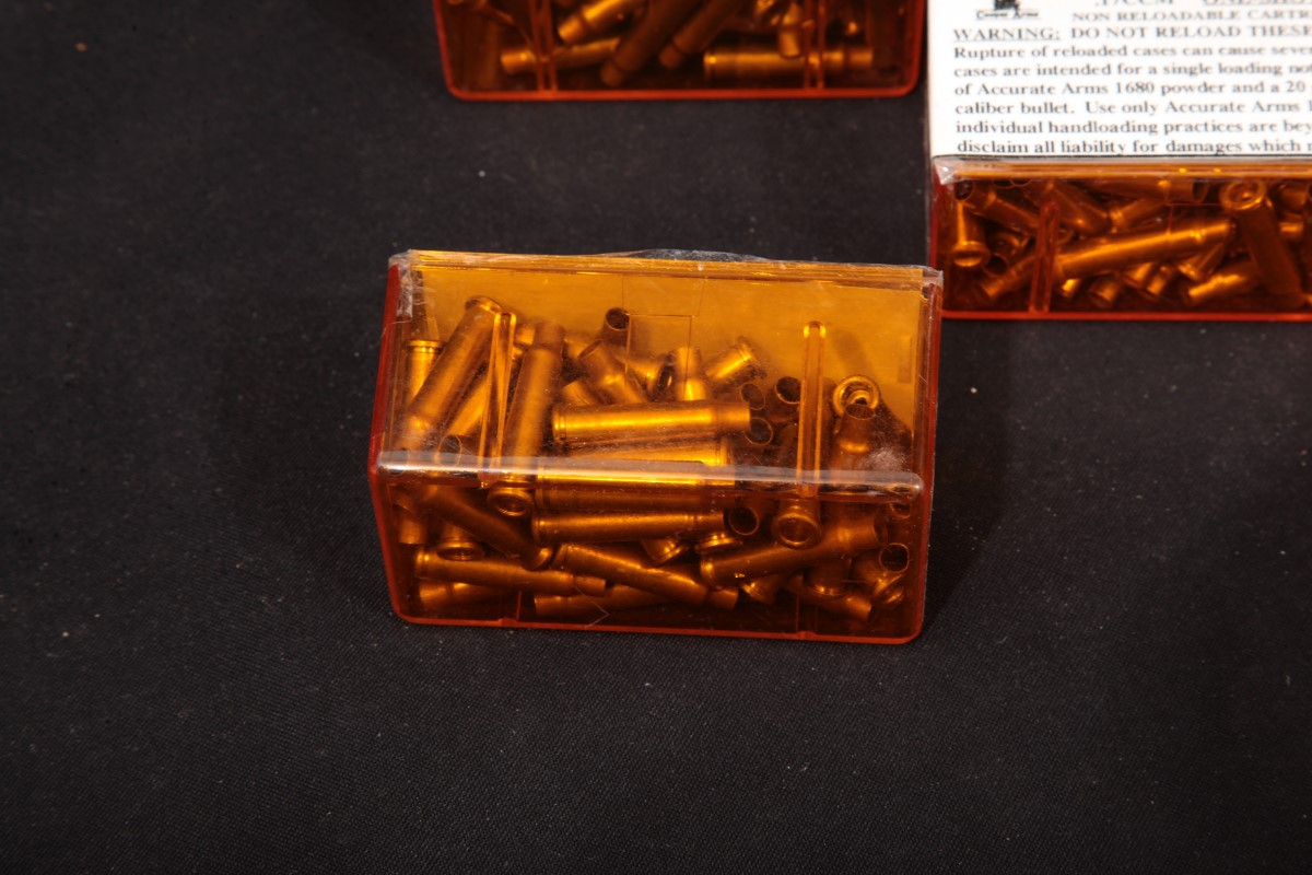 600x .17 Ccm Cooper Arms Unprimed Brass Cases Reloading Components .60 ...