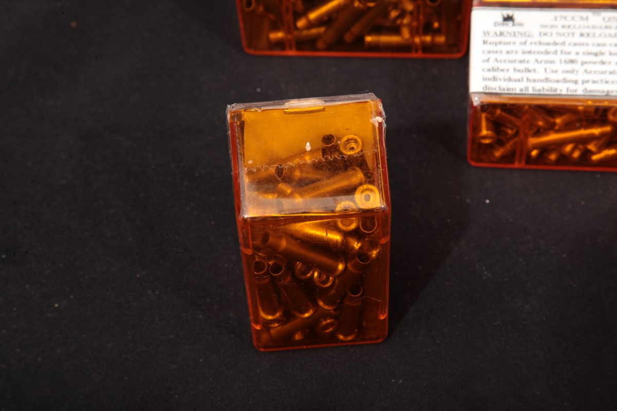 600x .17 Ccm Cooper Arms Unprimed Brass Cases Reloading Components .60 ...