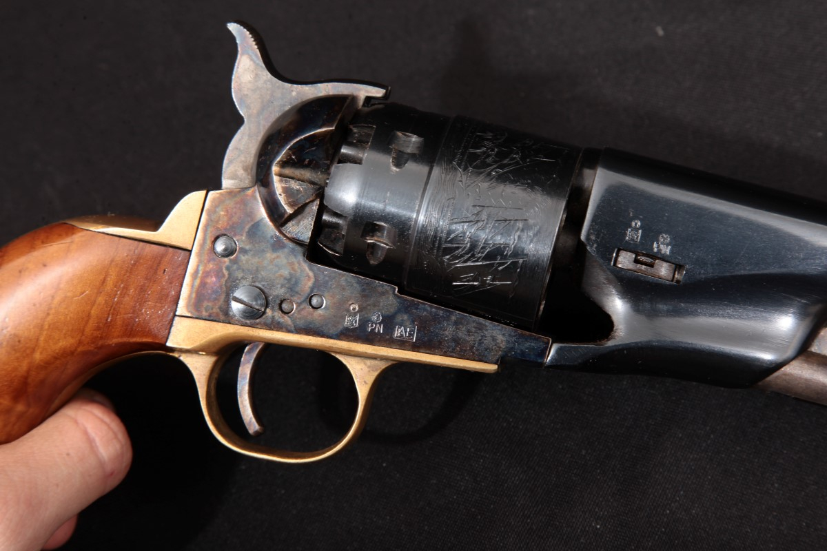 Sile Inc. Model 1860 Army, Blue Case Color & Brass 8" Percussion Black ...