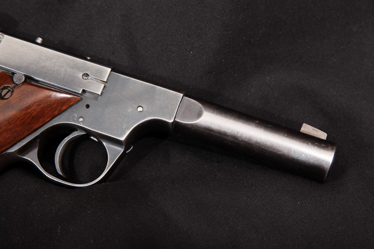 High Standard Hi-Standard Model H-D Military, Blue, 4 Sa Semi-Auto ...