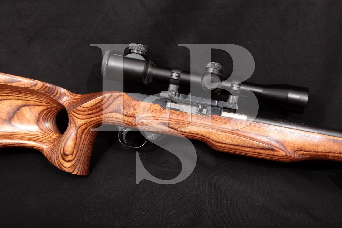 Ruger Custom 10/22 10-22 1022, Stainless & Black 18 1/2" Ported Bull ...