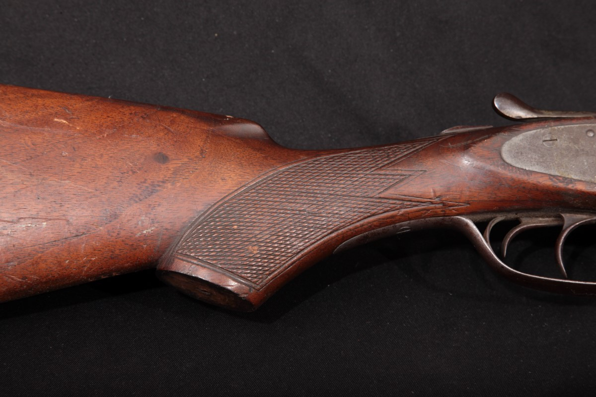 Baker Gun Co Model New Era Nitro Hammerless 1900, Damascus & Blue 30 ...