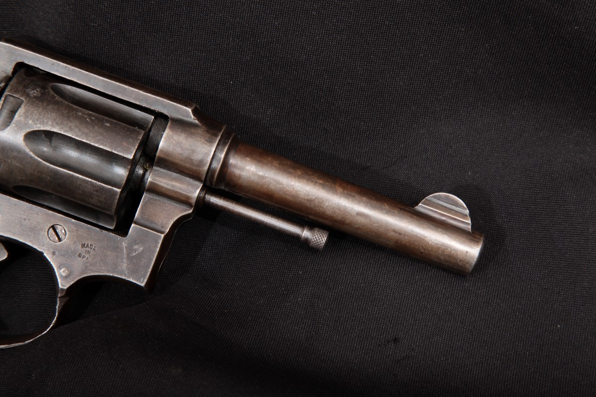 Spanish Tac Revolver, Nickel 4 1/4" Single Double Action Sa/Da Swing ...