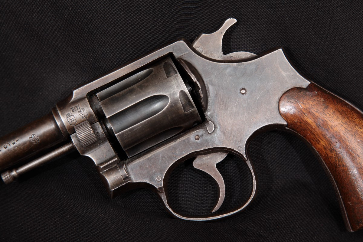 Spanish Tac Revolver, Nickel 4 1/4" Single Double Action Sa/Da Swing ...