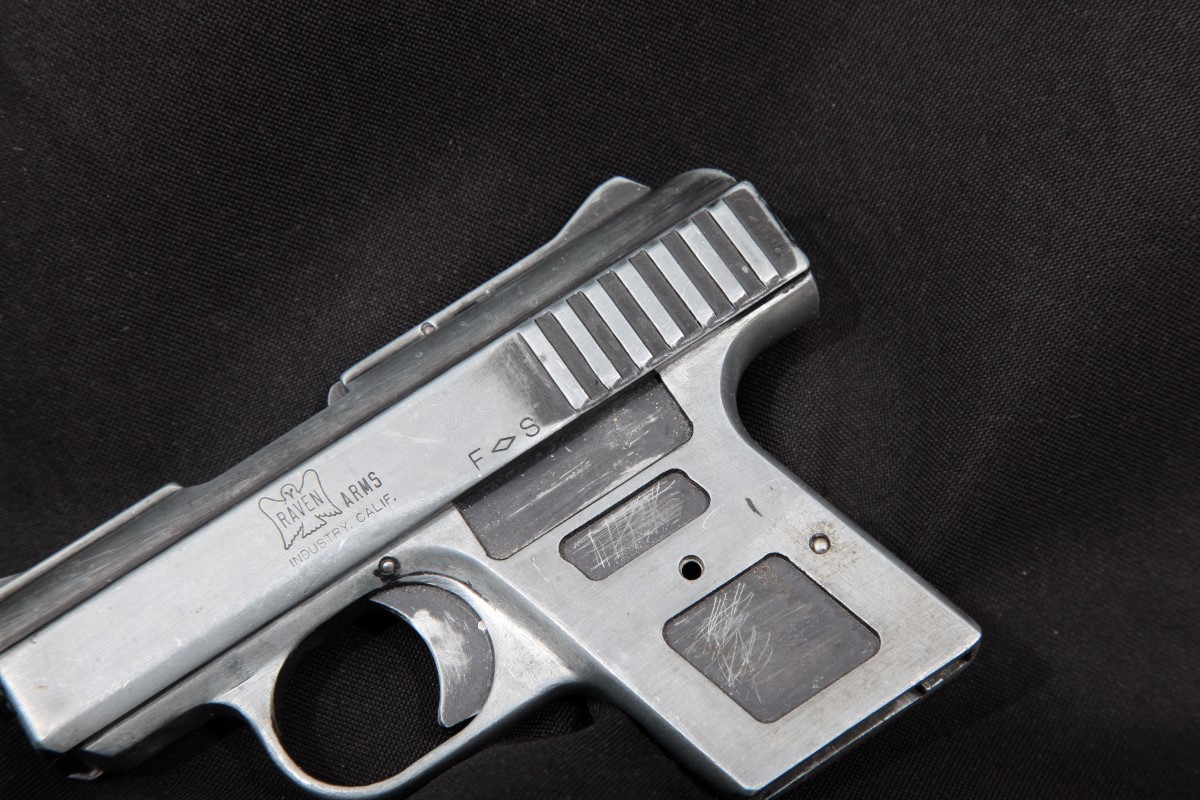 Raven Arms Model P-25, Blue 2 1/2" Blowback Semi-Automatic Magazine Fed ...