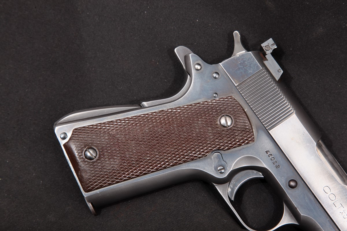 Colt Super .38 Automatic 2nd Model 1911a1 1911-A1, Adj. Sights, Blue ...