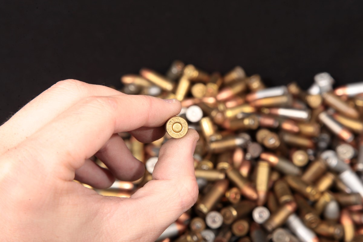 22 Pounds 9mm 9x19 Nato Reloaded Ammunition Mixed Brass Nickel Steel ...