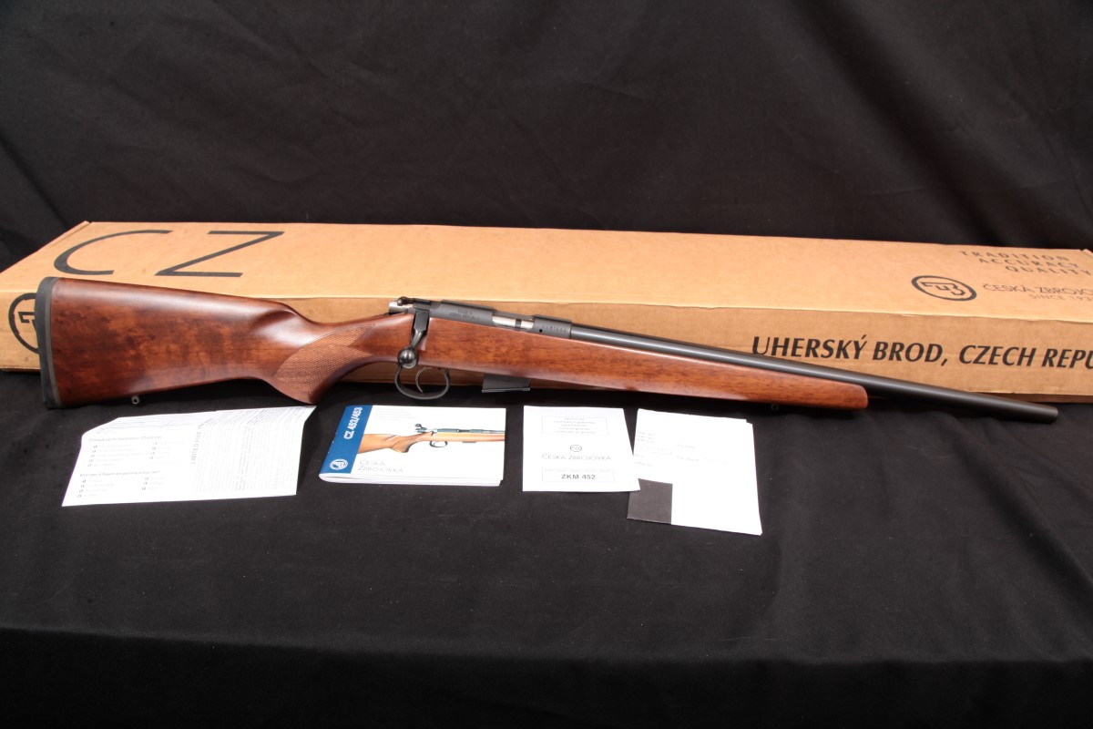 Cz Model Zkm 453 Varmint, Blue 21" Heavy Barrel Detachable Magazine ...