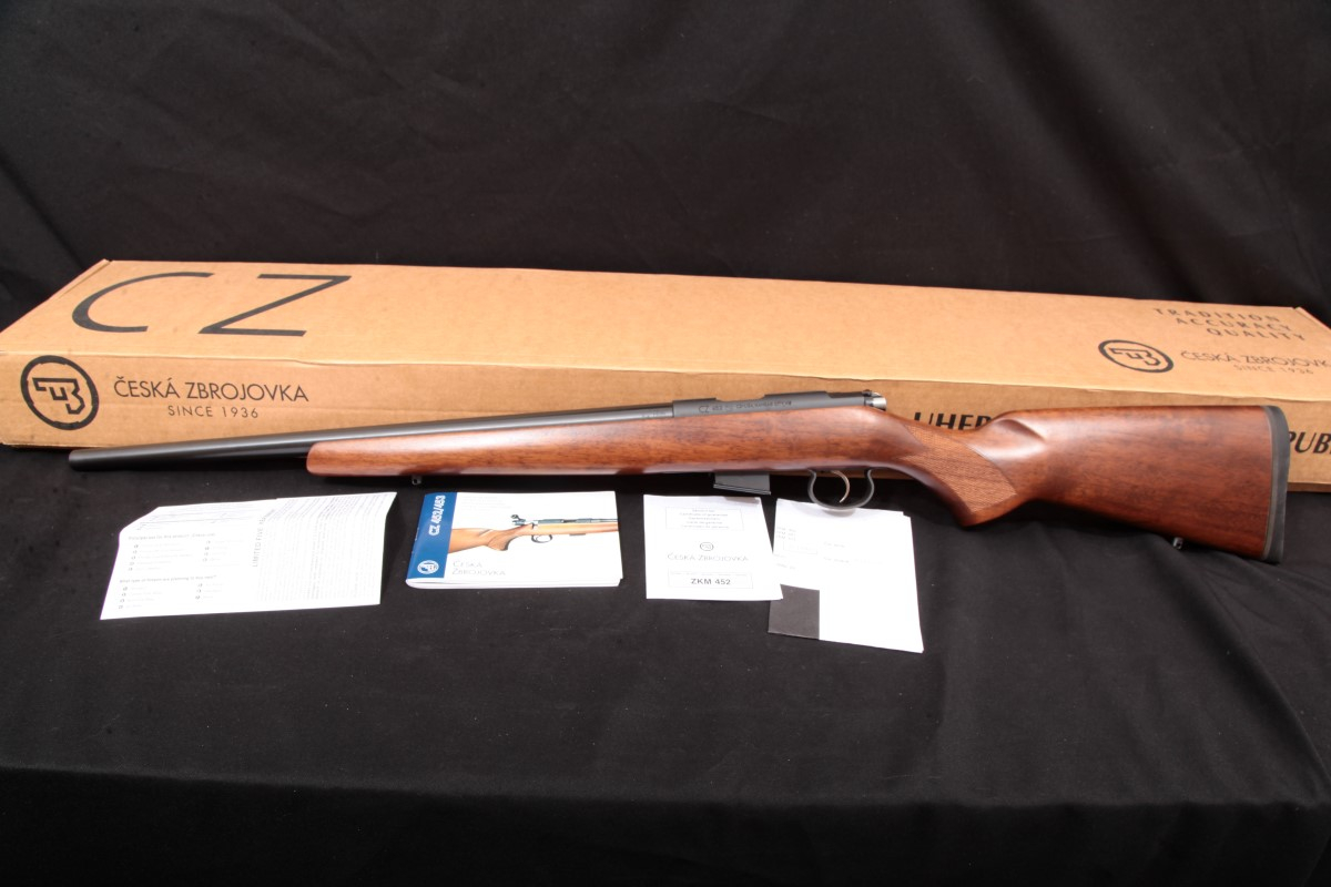 Cz Model Zkm 453 Varmint, Blue 21" Heavy Barrel Detachable Magazine ...