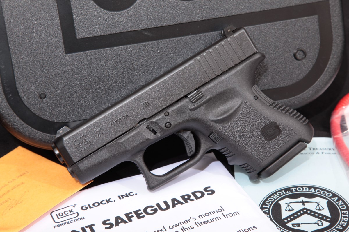 Glock Model 27 M27 Gen 3, Matte Black Tennifer & Polymer Frame 3 1/2 ...