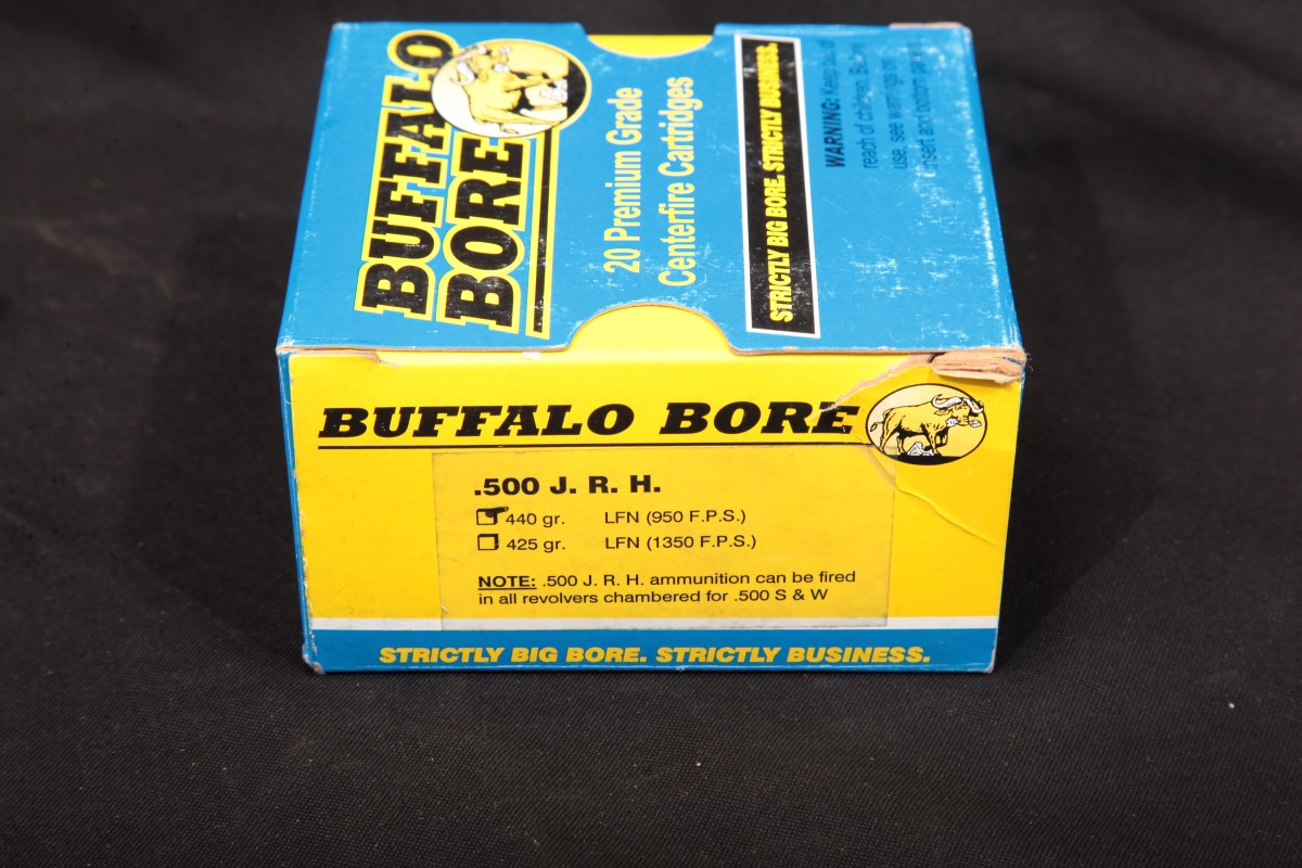 9x .500 Jrh Buffalo Bore Ammunition 150x Starline Brass Cases 440 Gr ...