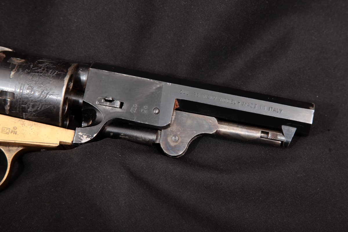 Armi San Paolo Reproduction Model 1851 Navy, Blue & Brass 5" Single ...