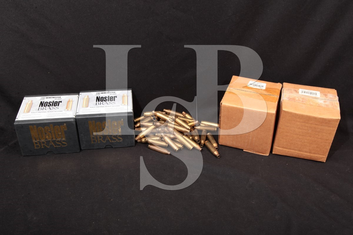 298x .243 Win. Mixed Winchester, Nosler & Rem. New & Fired Brass Cases ...